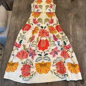 FARM Rio | Dresses | Farm Rio Offwhite Floral Insects Euroflax Premium ...